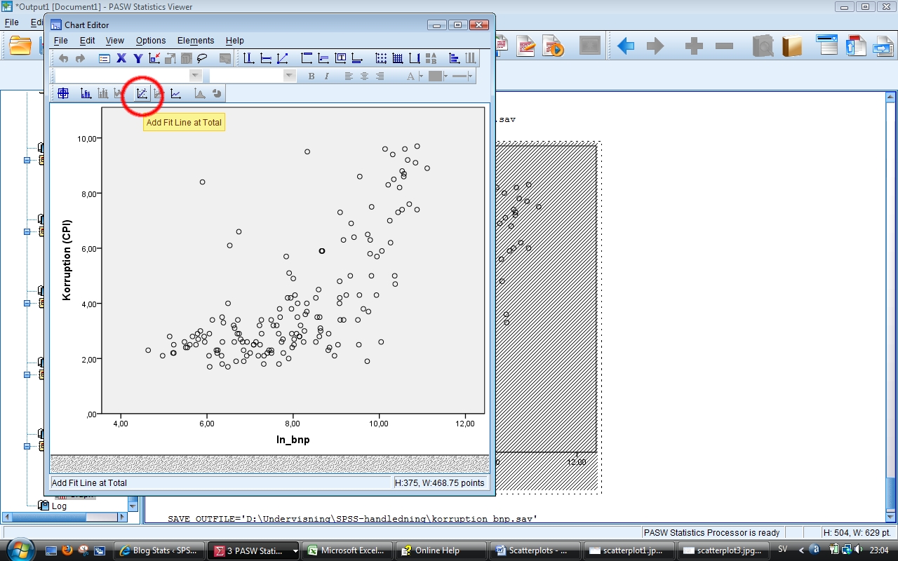 Guide: Scatterplots – SPSS-AKUTEN